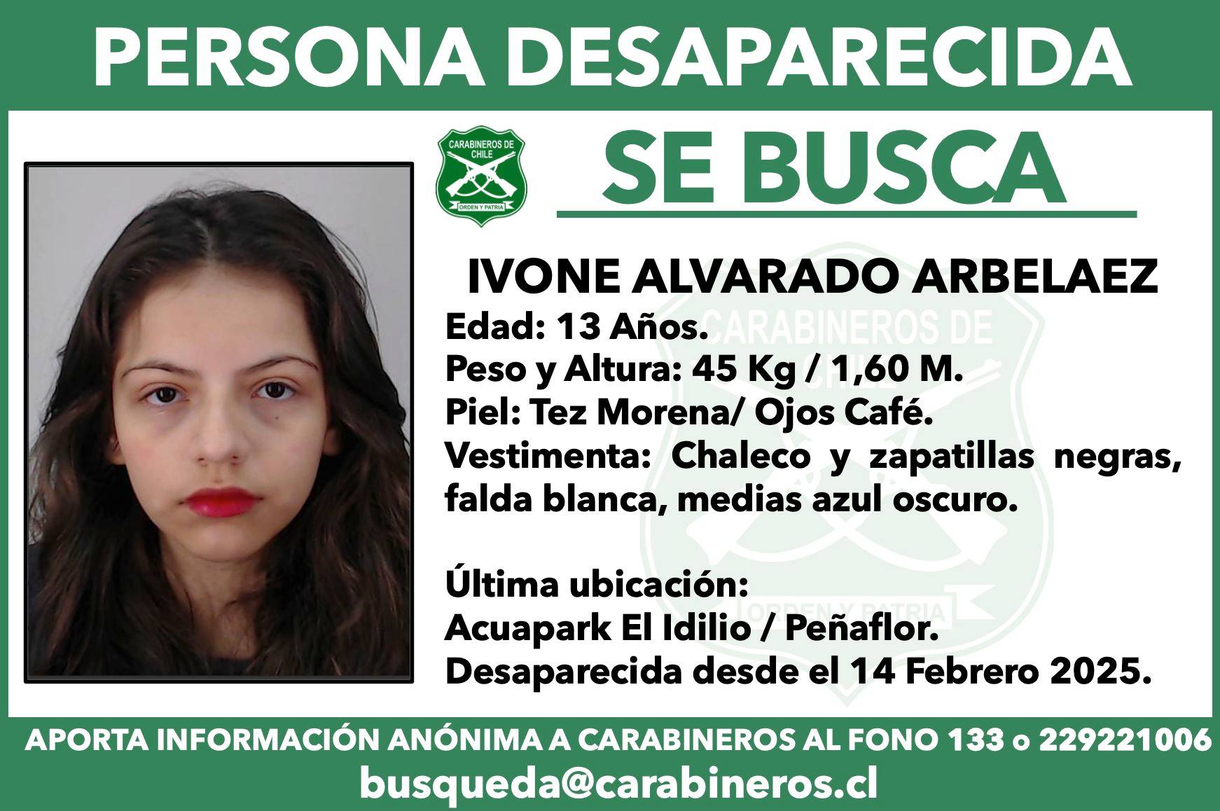 Sigue búsqueda de Ivone Alvarado tras diez días de su desaparición ...